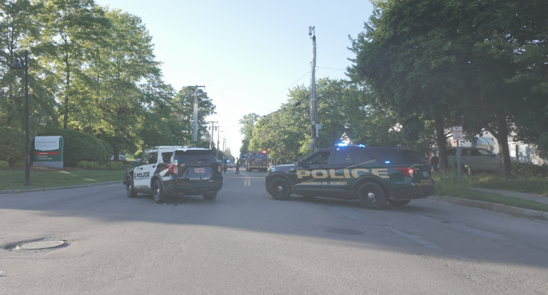 One injured in two-vehicle crash, good Samaritans put out flames