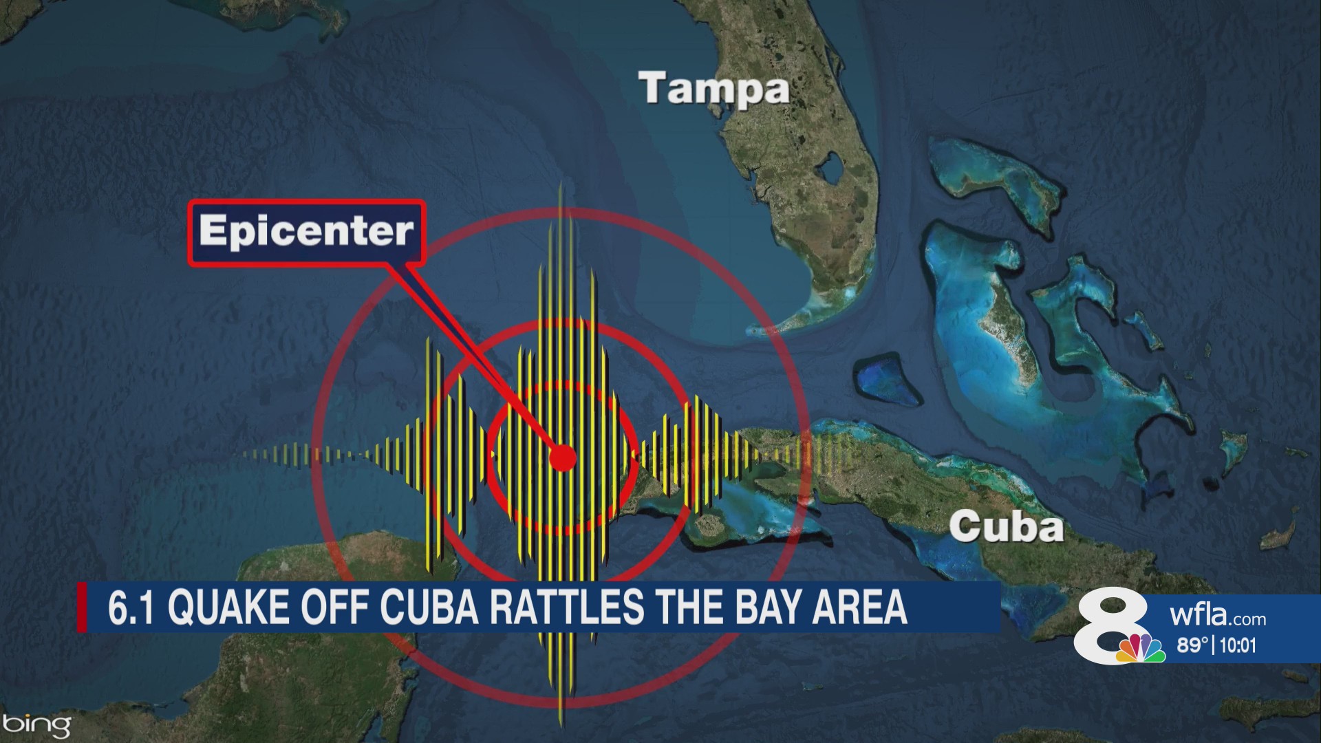 'Kind of scary', quake in Cuba felt as far as Tampa Bay area