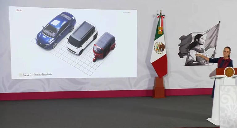 Sheinbaum defiende Olinia 1 y asegura que no compite con motos ni autos ...
