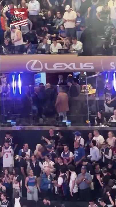 Donald Trump takes a break during NBA Finals Game 3