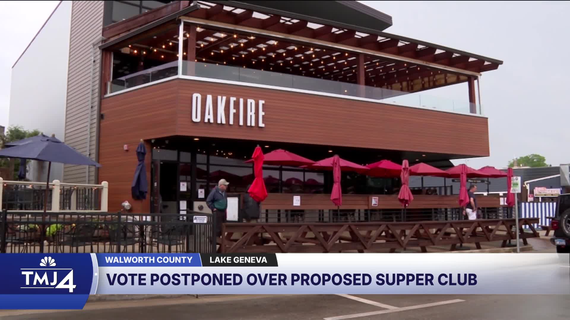 Vote postponed over proposed supper club