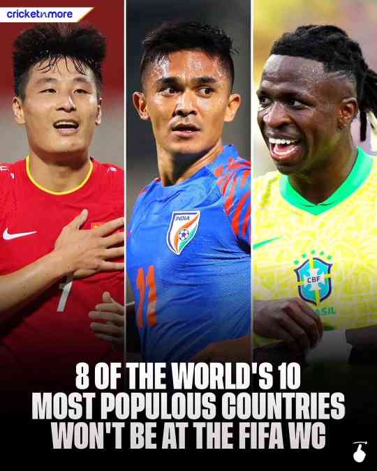 Most populous nations missing from FIFA World Cup 2026 🌍⚽