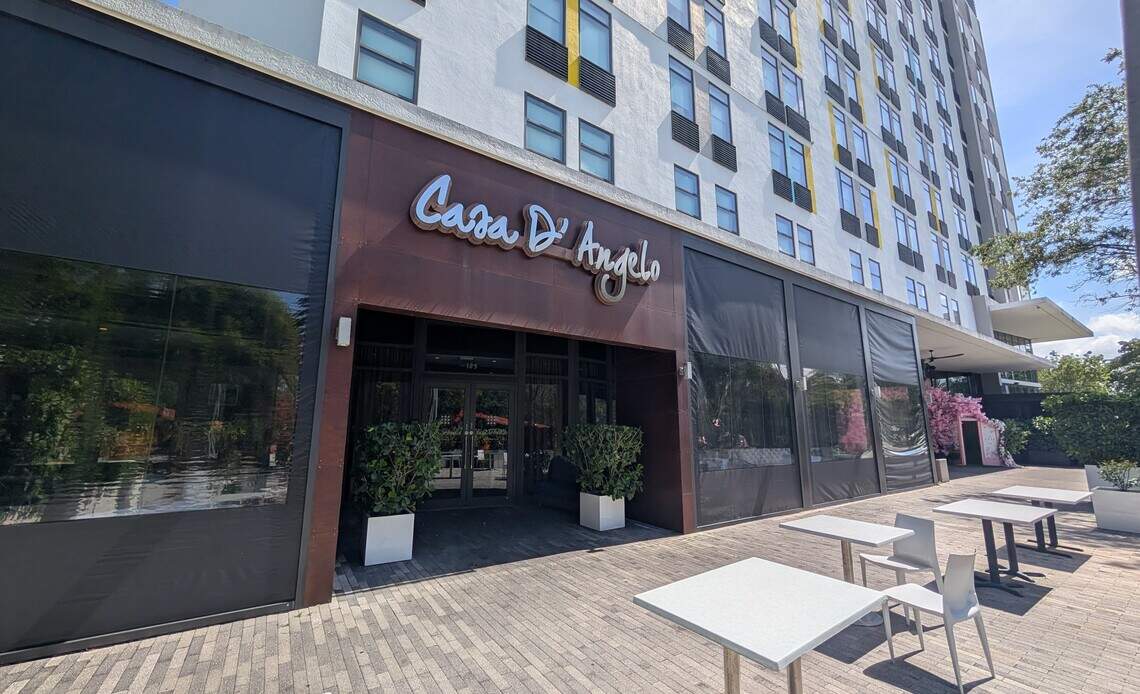 This upscale Italian restaurant has just closed in Aventura