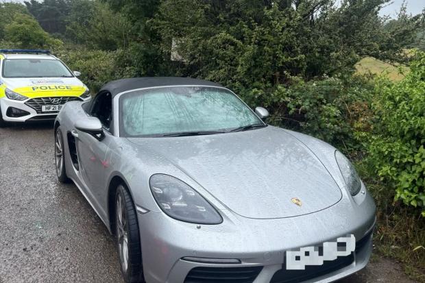 Man arrested after sports car stolen from Kent home found in Dorset