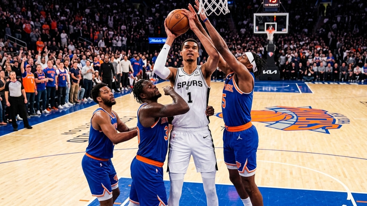 Knicks ready to put Victor Wembanyama under maximum pressure in crucial ...