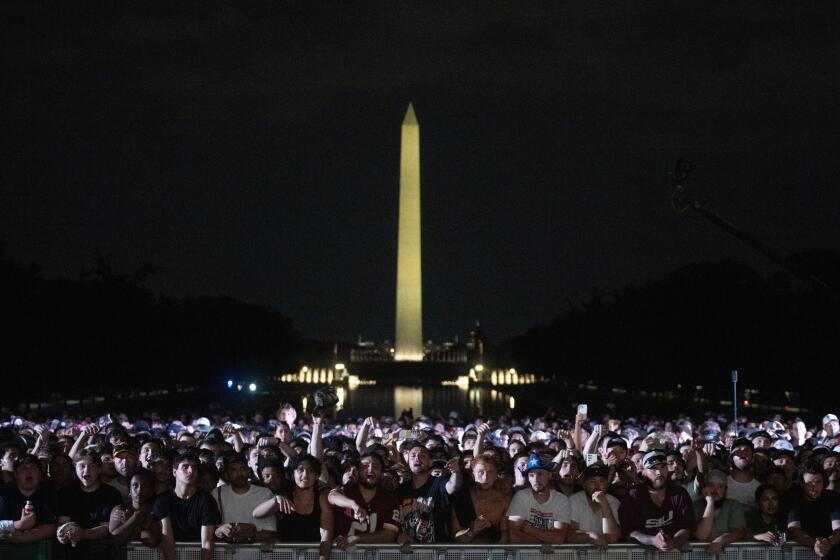 Inside the crowd drawn to Trump's UFC fight night at the White House