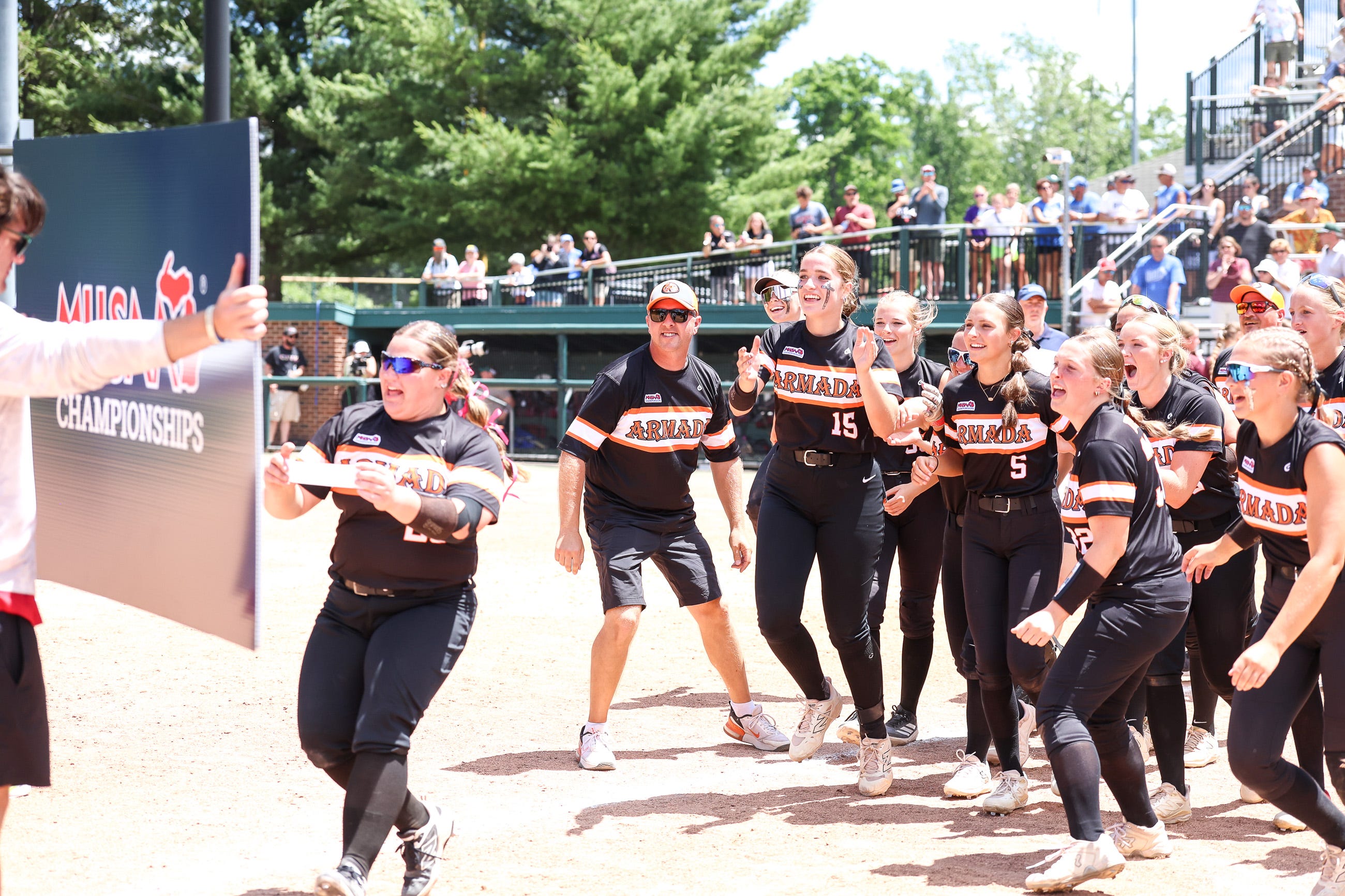 Armada softball rolls Mercy in MHSAA Division 2 final for first-ever ...