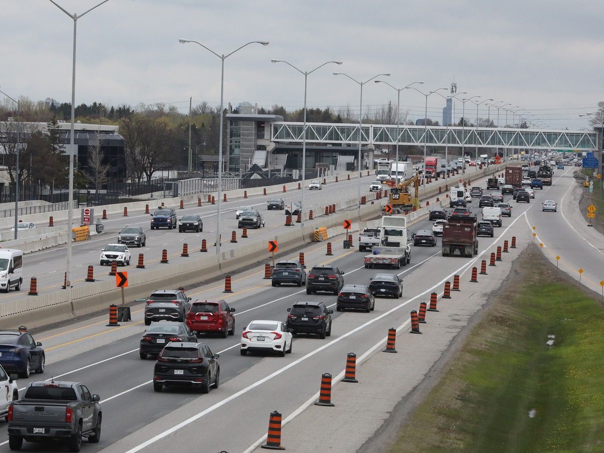All Highway 417 lanes near Pinecrest/Greenbank overpass to reopen by ...