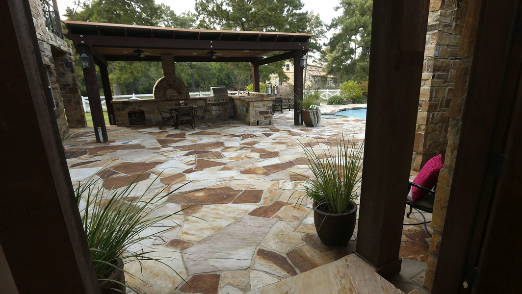 8 stylish stamped concrete patio ideas