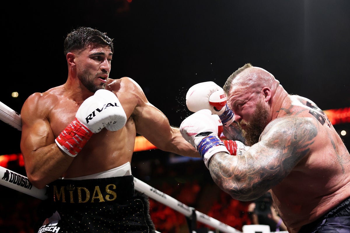 Tommy Fury confirms baby son’s unusual name after win over Eddie Hall