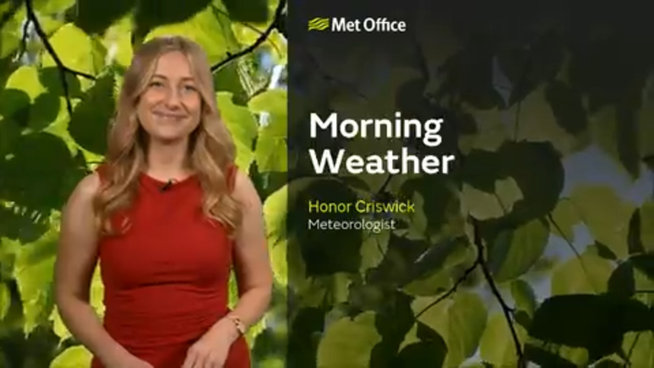 Met Office Sunday morning weather forecast 14/06/2026