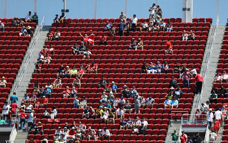 Empty seats at another World Cup match after ticket price controversy