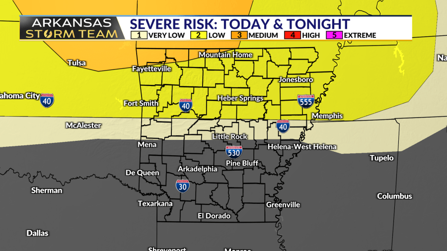 Arkansas Storm Team forecast: Strong storms possible Saturday night ...