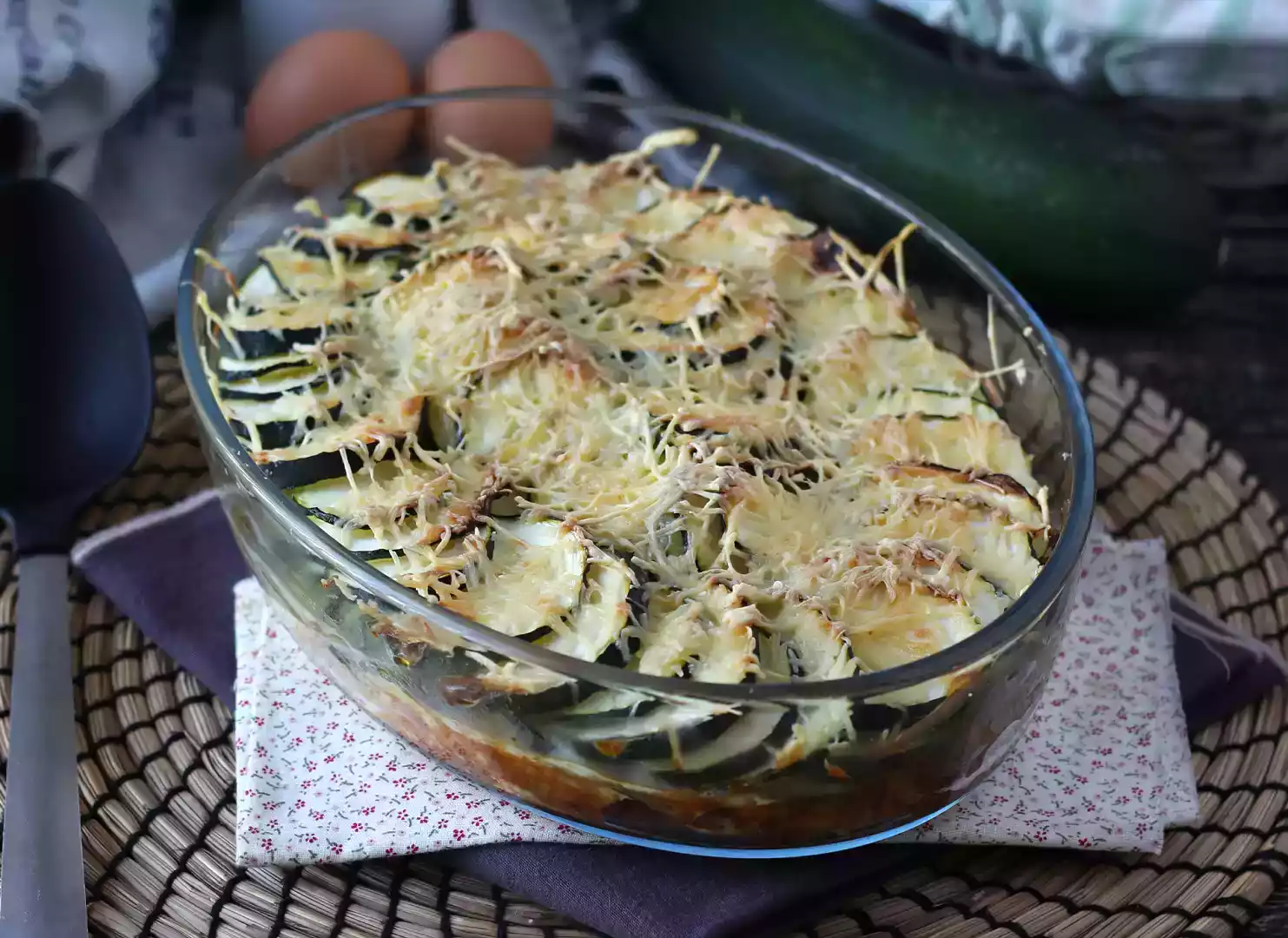 Gegratineerde courgettes