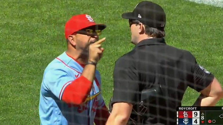 MLB: Cardinals manager gets the boot after ABS drama turns up the heat ...