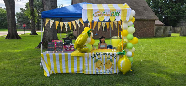 Germantown kids give back on Lemonade Stand Day