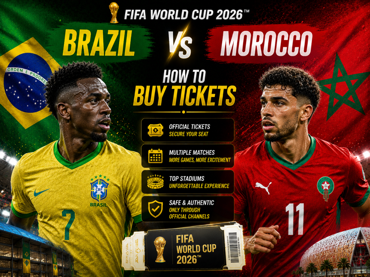 Brazil vs Morocco FIFA World Cup 2026 tickets: How to buy official ...