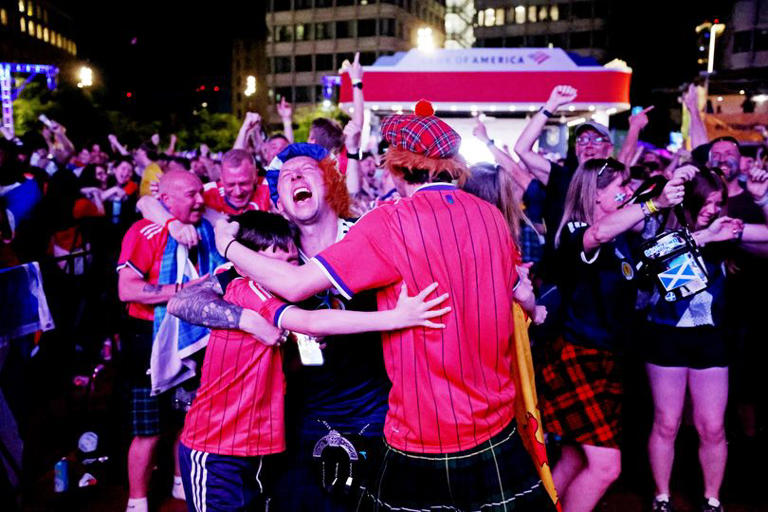 Tartan Army triumphant in Boston as Scotland World Cup campaign off to ...