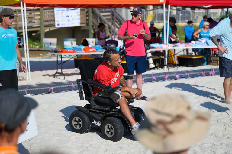 How to lift injured veterans' spirits? Surf New Smyrna Beach