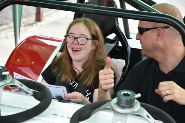 Disabled people get chance to drive at Bicester racetrack