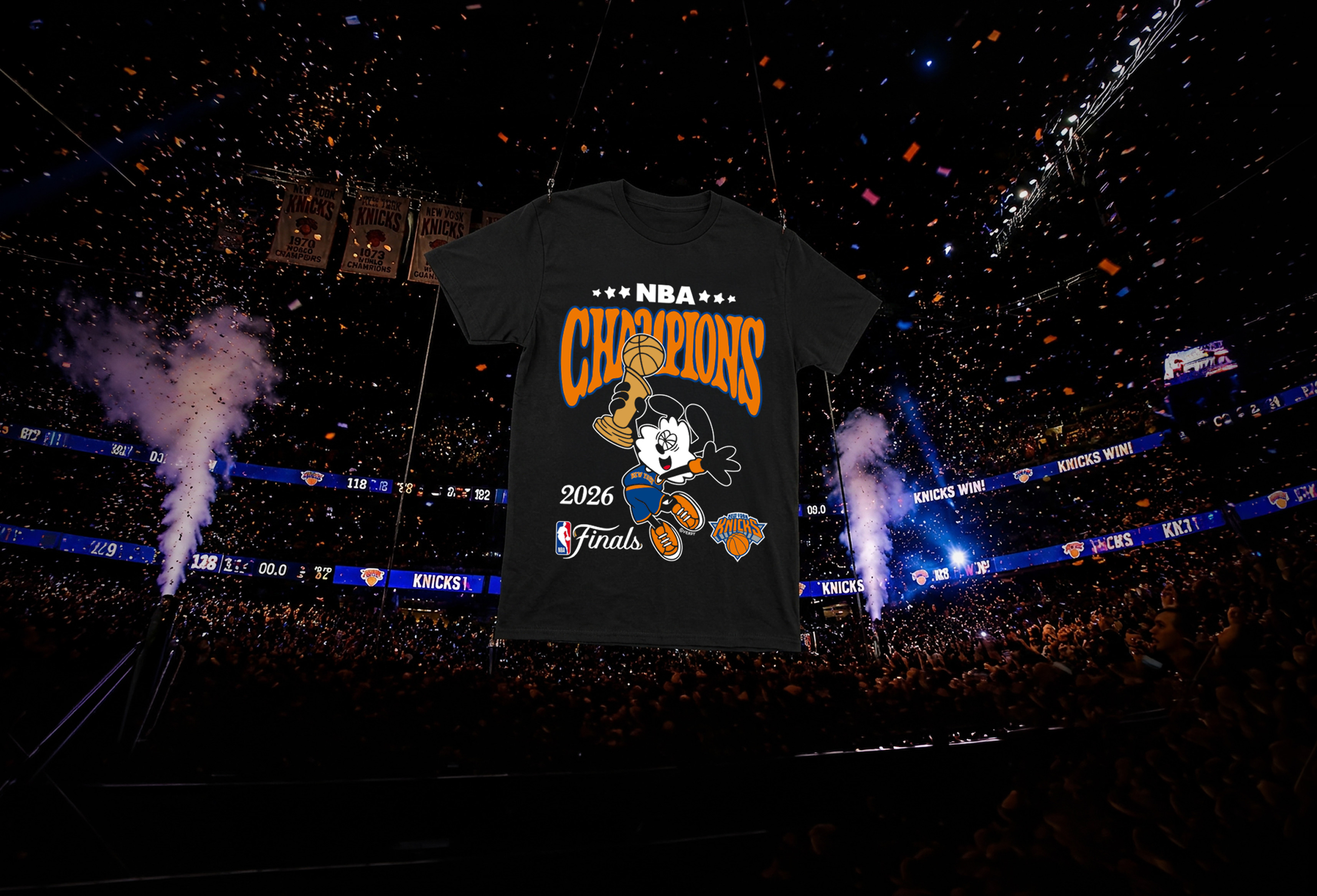 Verdy celebrates Knicks NBA championship with exclusive shirts: What to ...