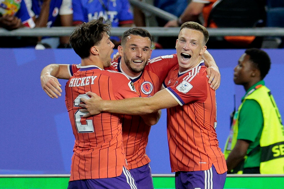 Scotland celebrate first World Cup win for 36 years