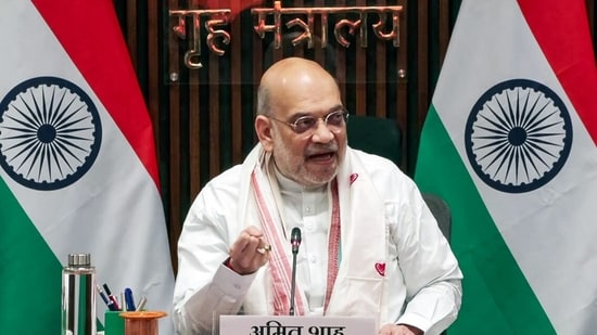 Shah takes stock of demography change panel’s functioning