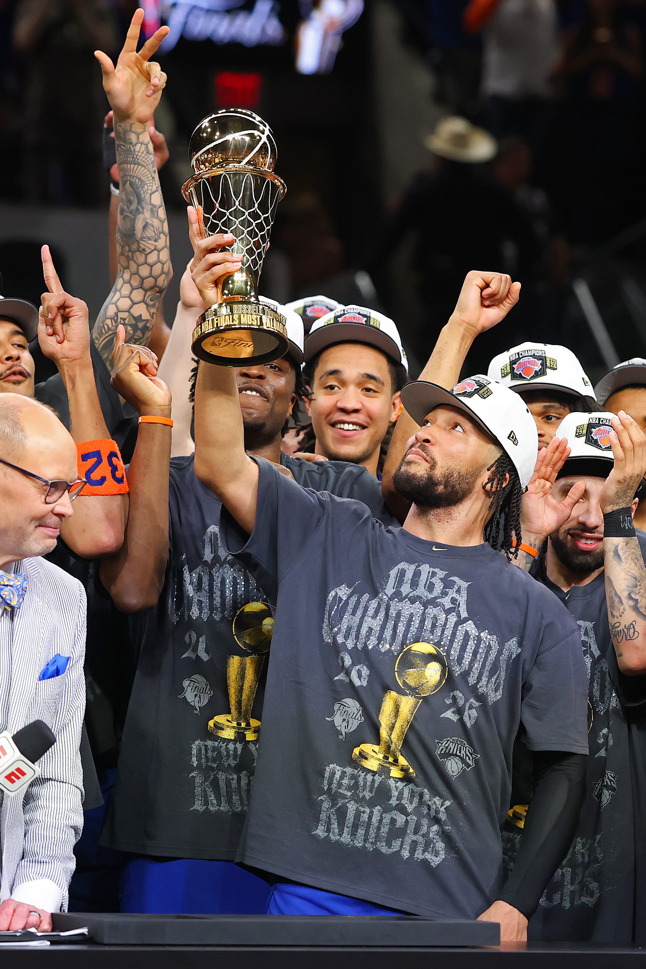 Knicks' Jalen Brunson named 2026 NBA Finals MVP after epic title