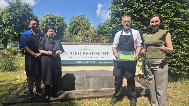 Care home awarded five-star food hygiene rating after surprise inspection