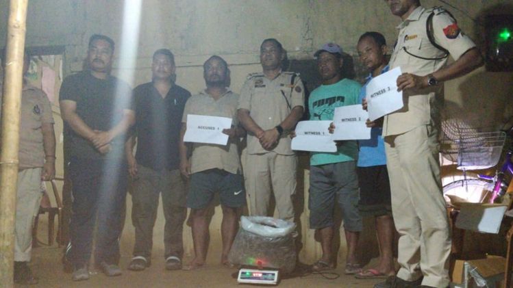 Man held with 5 kg of cannabis in Assam's Tingkhang