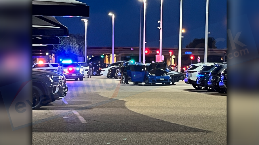 Police chase ends with car on fire in South Lubbock