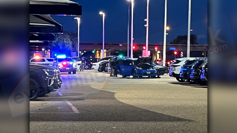 Police chase ends with car on fire in South Lubbock