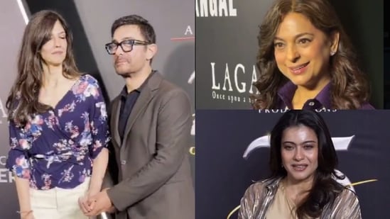 Kajol and Juhi Chawla team up against Aamir Khan at Lagaan event, tease ...