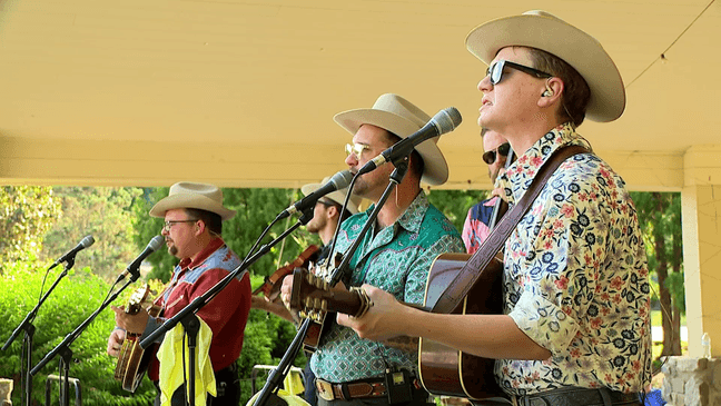 Bluegrass concert draws crowds to Lake Lure as tourism rebounds post-Helene