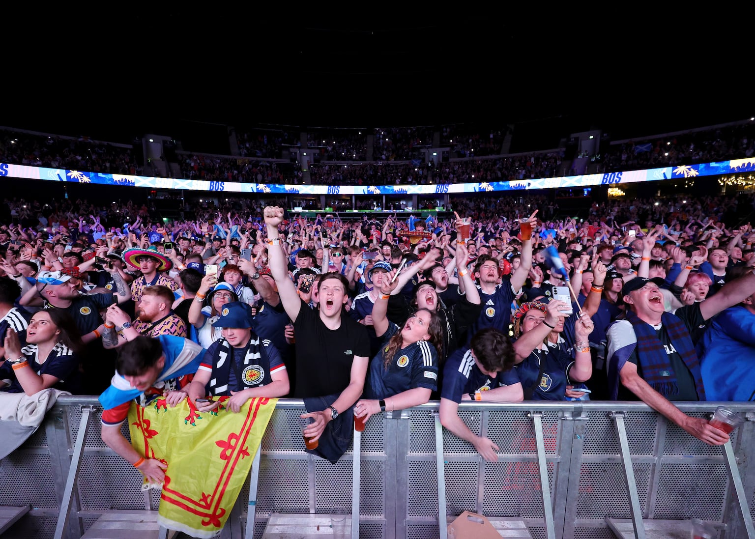 Scotland fans celebrate as first World Cup game in 28 years ends in a win