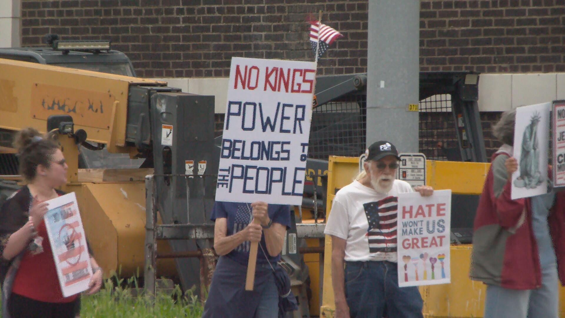 Protesters rally outside Hall County Courthouse, call for changes to ...