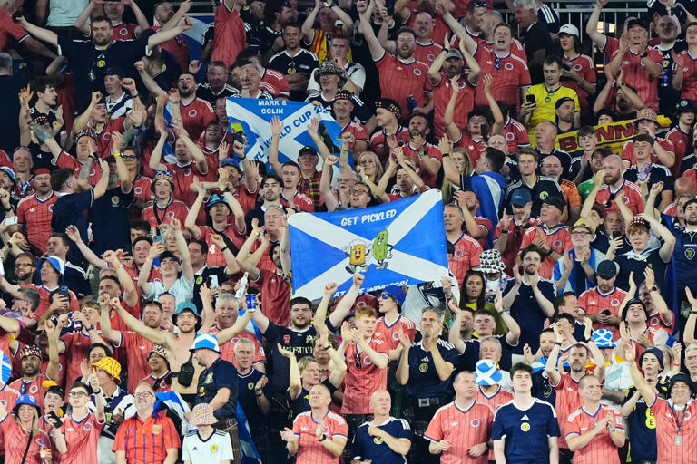 Scotland celebrate first World Cup win for 36 years