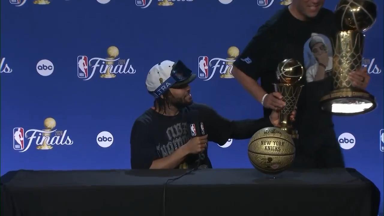 'Words can't describe it' - Jalen Brunson on winning his first NBA ...
