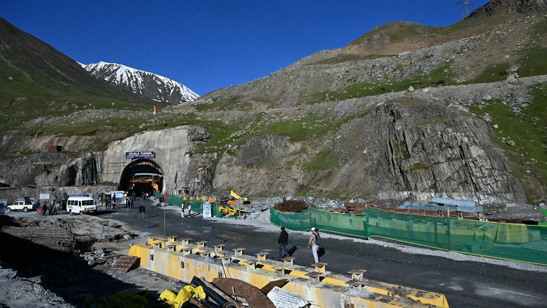 Zojila tunnel breakthrough achieved six months early