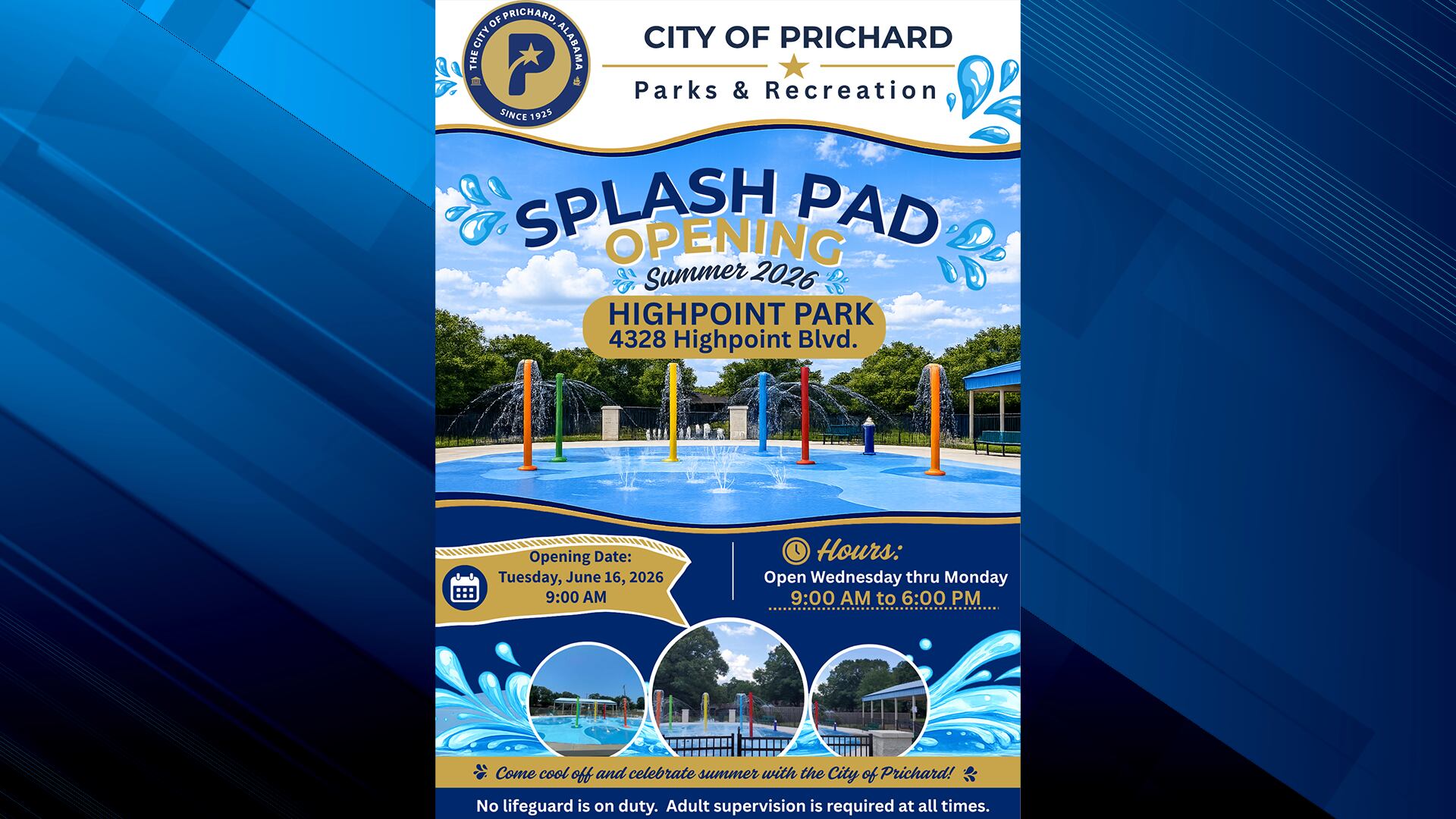 Prichard splash pad opens for season Tuesday