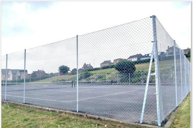 Tennis courts receive facelift as Wimbledon approaches
