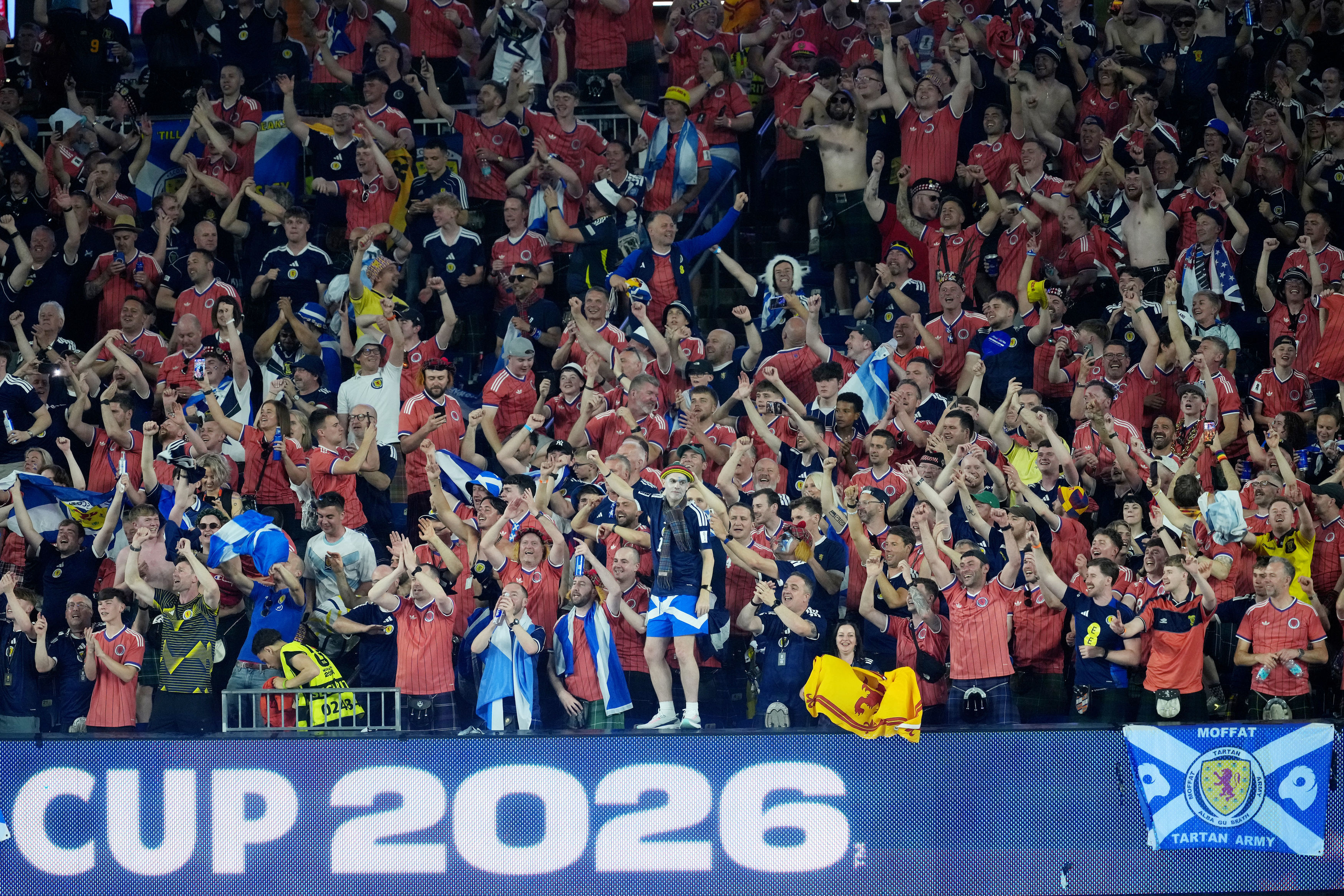 Watch: The country reacts after Scotland wins its opening World Cup ...