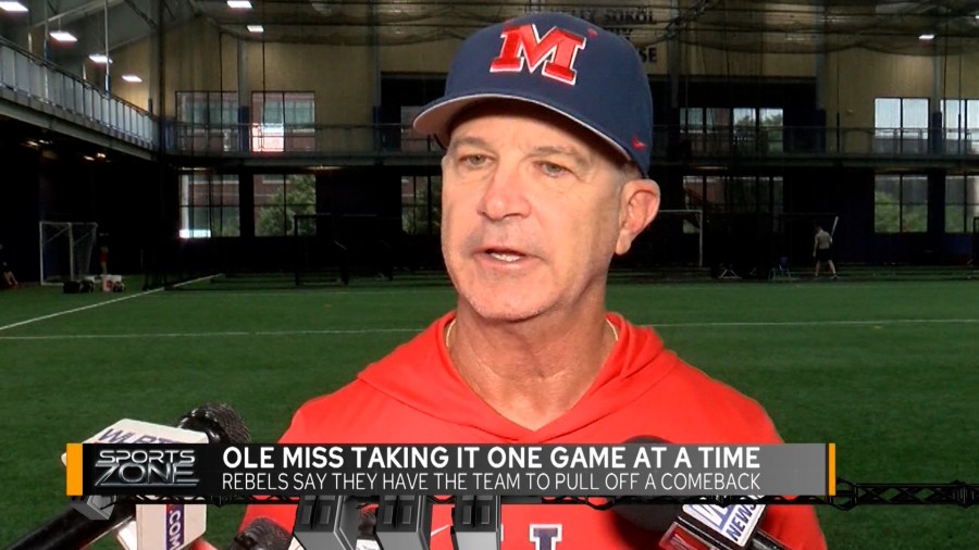 Ole Miss baseball practices, previews elimination game vs. Troy