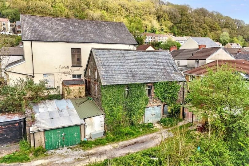 Sad state of chapel reclaimed by nature in Welsh village - but inside ...