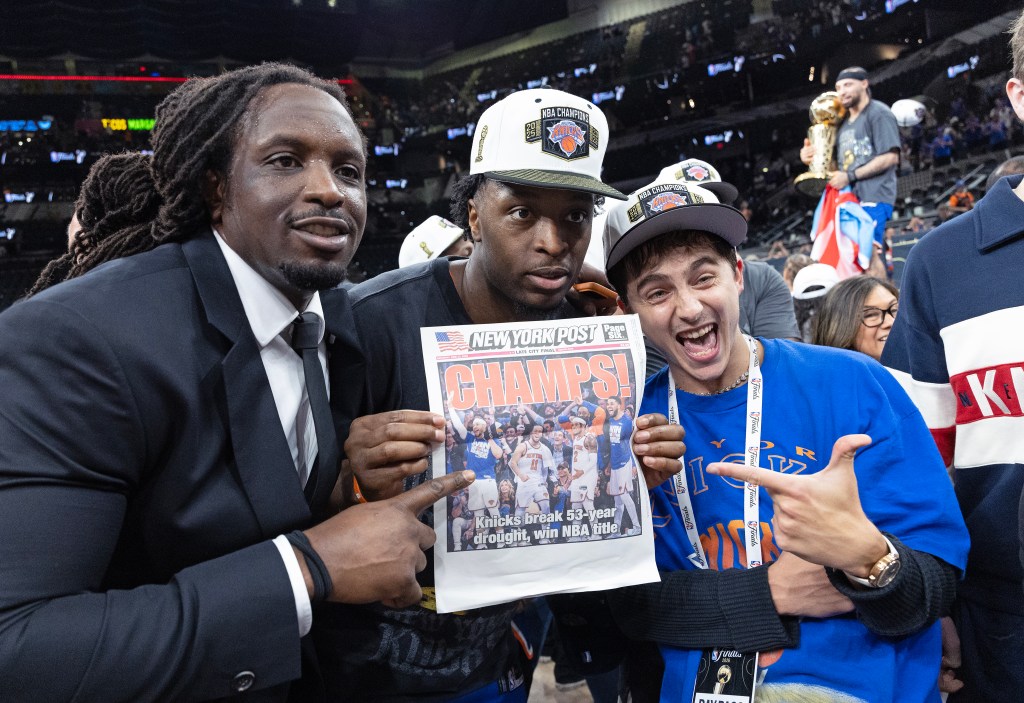 OG Anunoby accidentally streams Knicks locker room celebration on ...