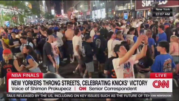 Knicks fans declare Trump curse broken after dramatic championship win
