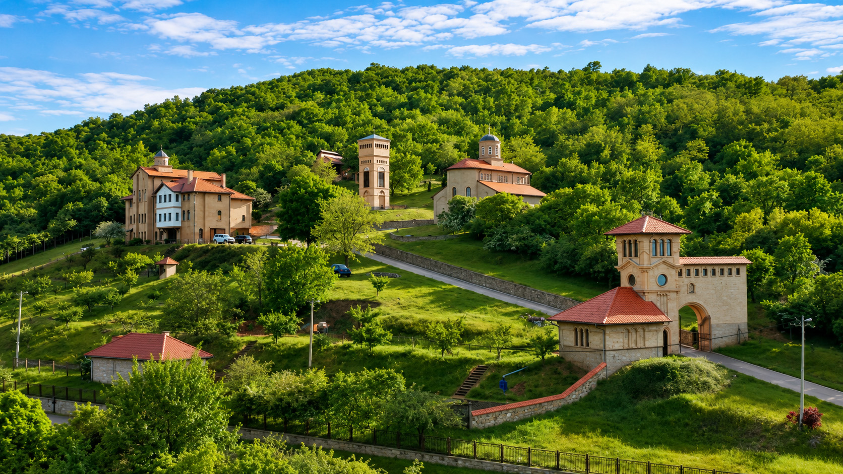 A hidden Serbian monastery on the quiet hills of Banat