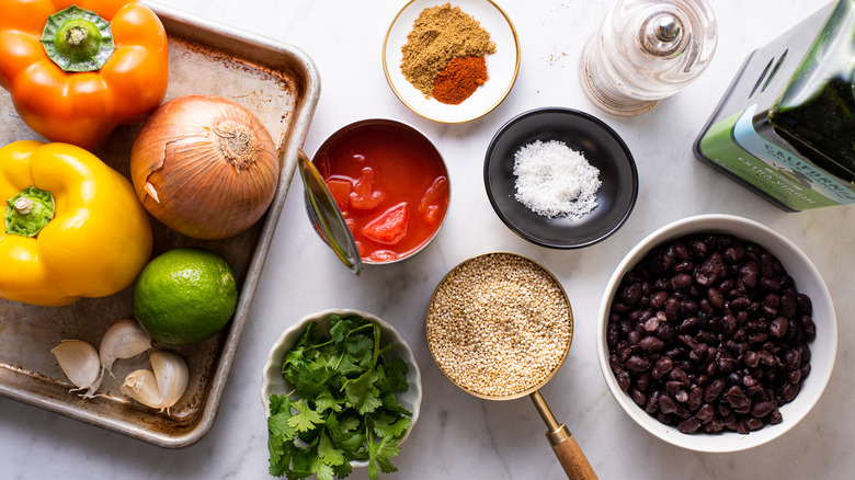 Quinoa stuffed peppers recipe