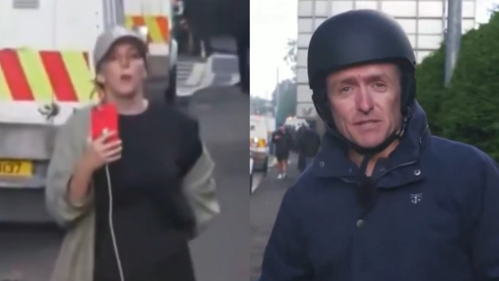 Reporter in Belfast called out live on TV for lack of coverage on ...
