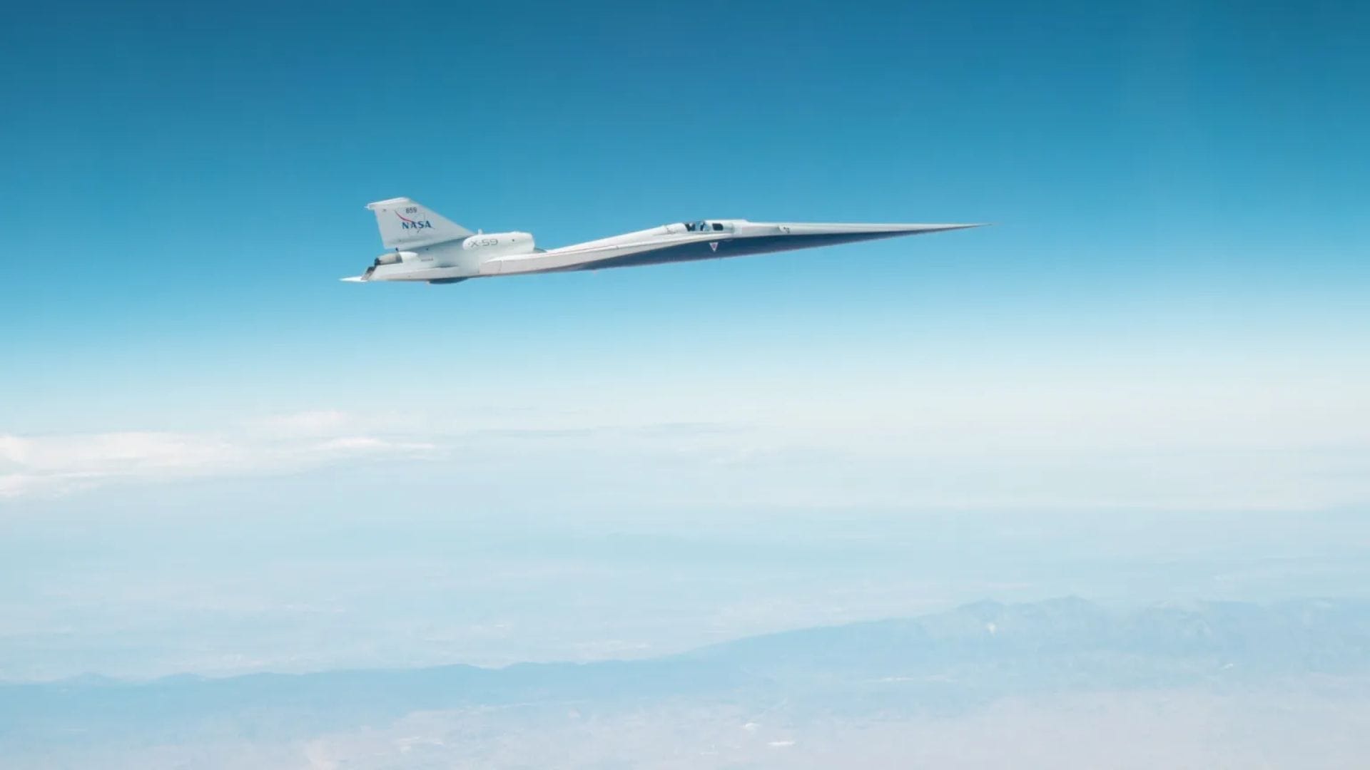 NASA’s X59 achieves speed, altitude for quiet supersonic tests